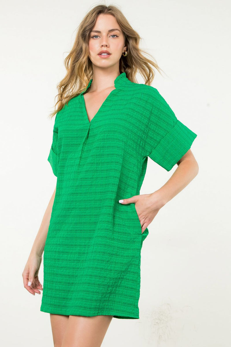 (THML) The Patricia Shift Dress-Green – Jewels Clothing and Accessories